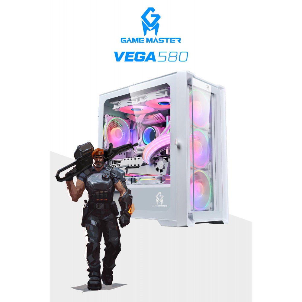 Game Master Vega 580 Intel i5-9400F CPU 16GB RAM 512GB M.2 SSD Rx580 O